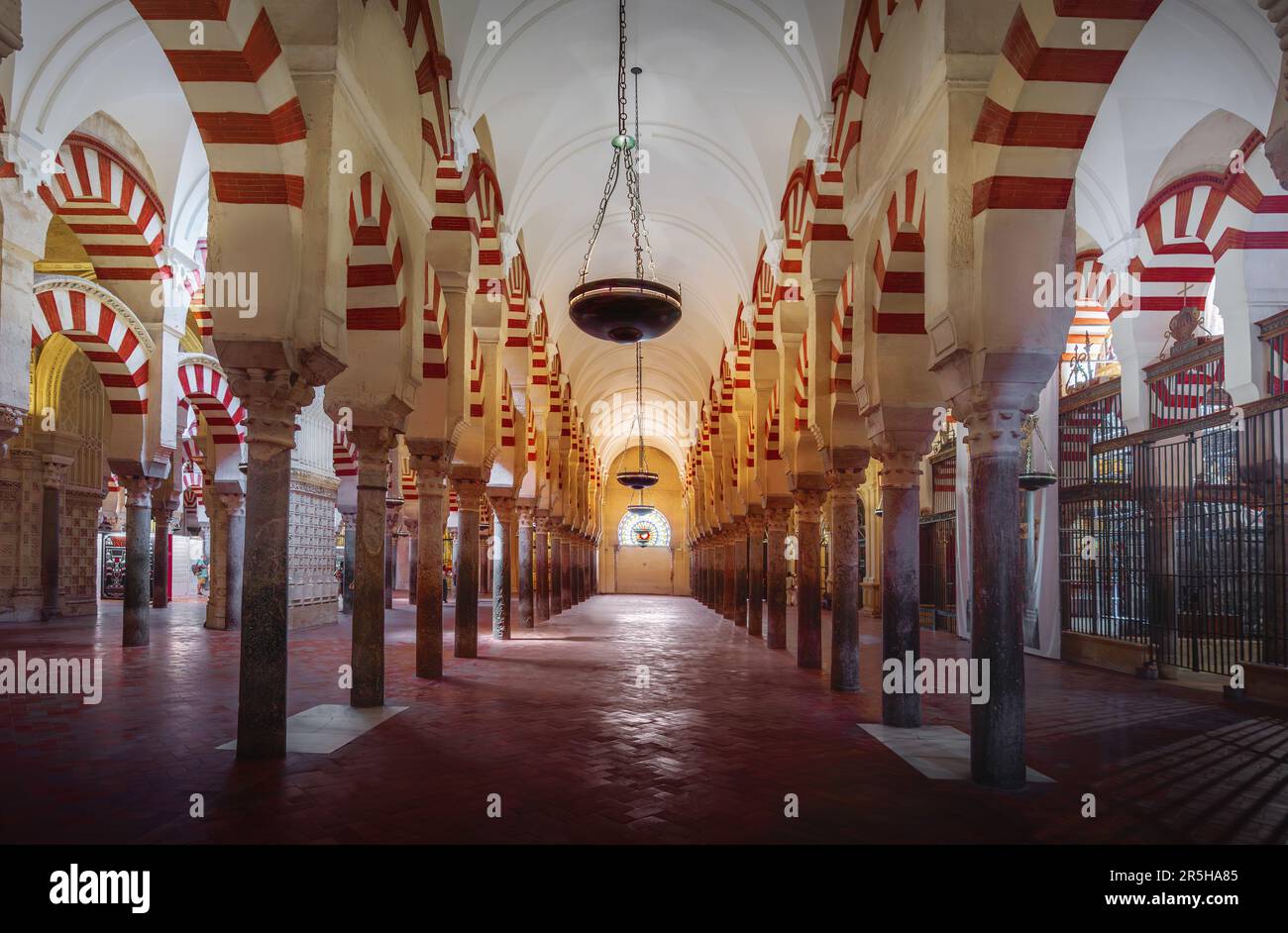 Arches and Columns of Hypostyle Prayer Hall at Mosque-Cathedral of ...