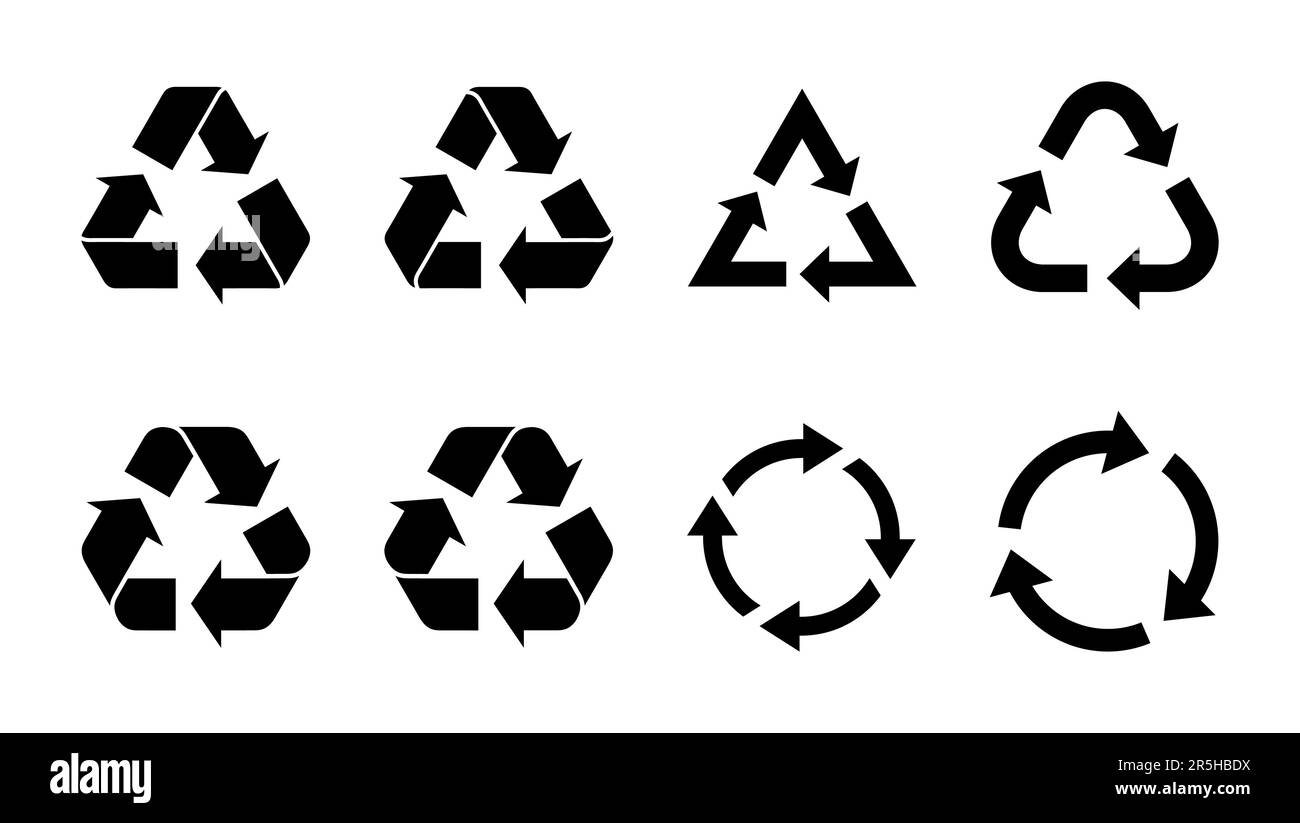 Recycle icon set. Recycling vector icon Stock Vector Image & Art - Alamy