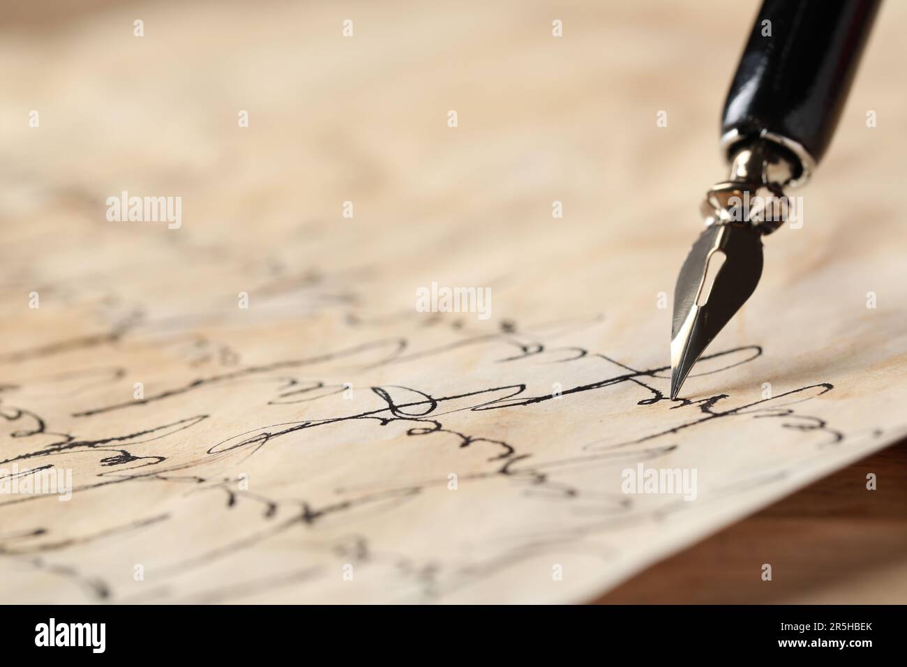 Old manuscript writing hi-res stock photography and images - Alamy