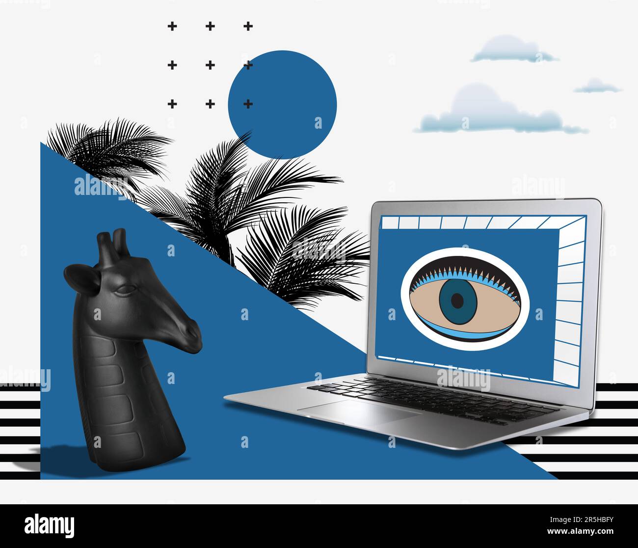 Creative trend image collage Cut Out Stock Images & Pictures - Alamy