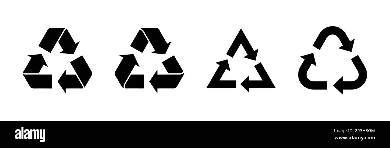Recycle icon set. Recycling vector icon Stock Vector Image & Art - Alamy