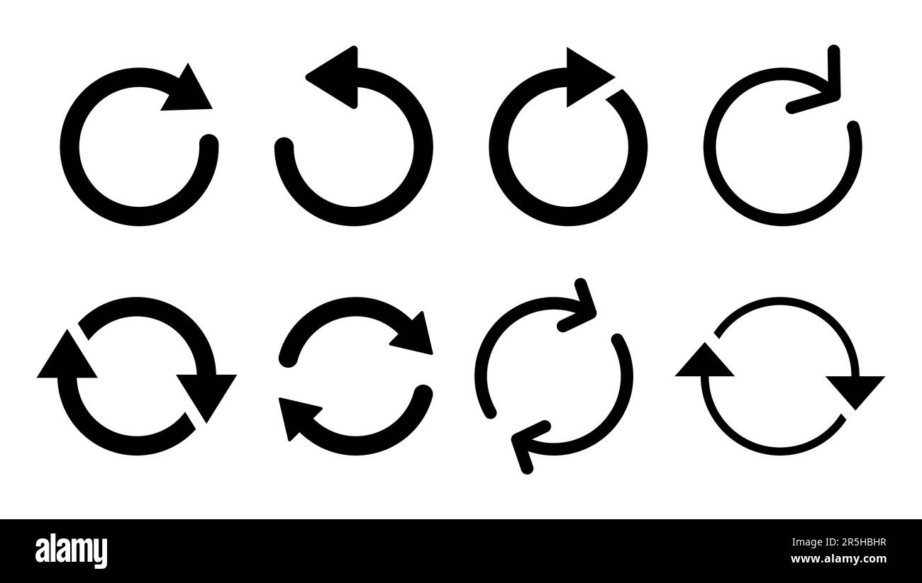 Refresh icon set. Reload icon vector. Update icon Stock Vector Image ... Refresh icon set. Reload icon vector. Update icon Stock Vector Image ...