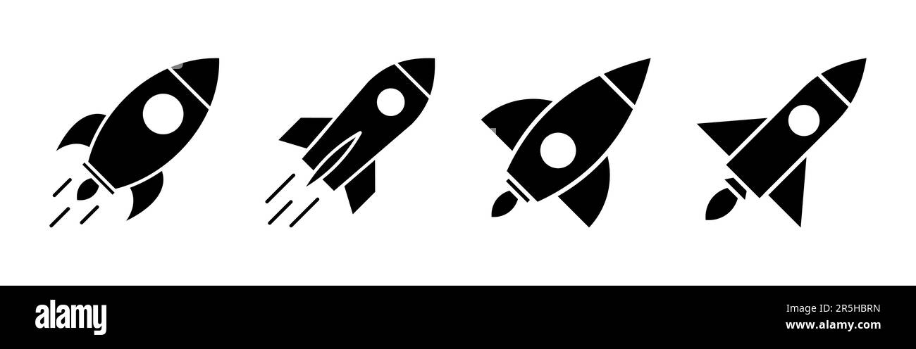 Rocket icon set. Startup icon vector Stock Vector Image & Art - Alamy