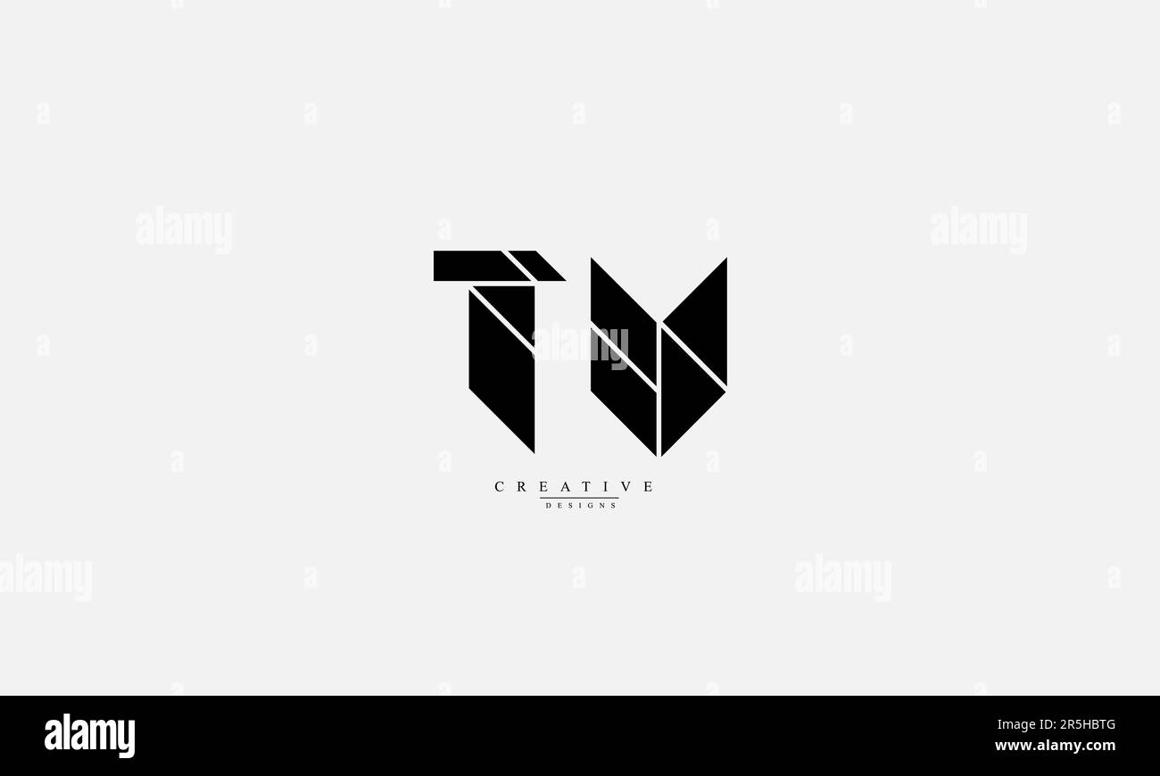 Tu initials logo hi-res stock photography and images - Alamy