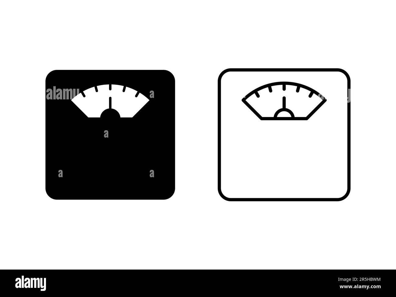 Scales icon set. Weight scale icon Stock Vector Image & Art - Alamy