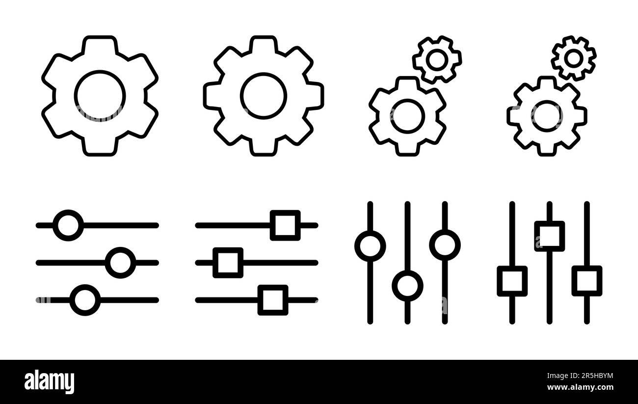 Setting Icon set. Cog Settings Icon Symbol Stock Vector Image & Art - Alamy Setting Icon set. Cog Settings Icon Symbol Stock Vector Image & Art - Alamy