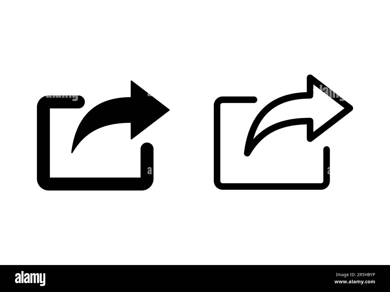 Share icon set. Sharing vector icon Stock Vector Image & Art - Alamy