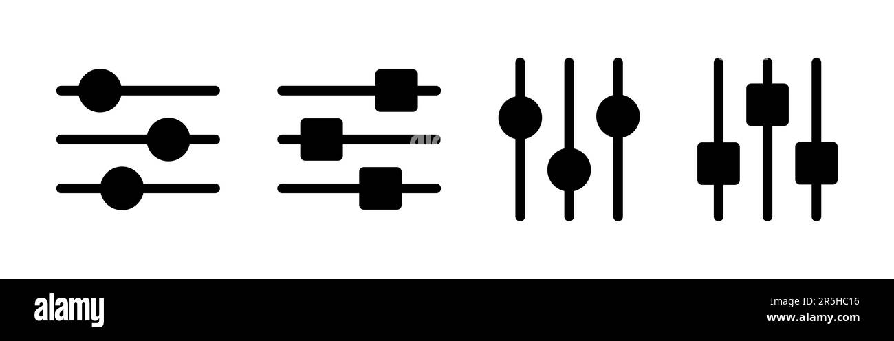 Setting Icon set. Cog Settings Icon Symbol Stock Vector Image & Art - Alamy