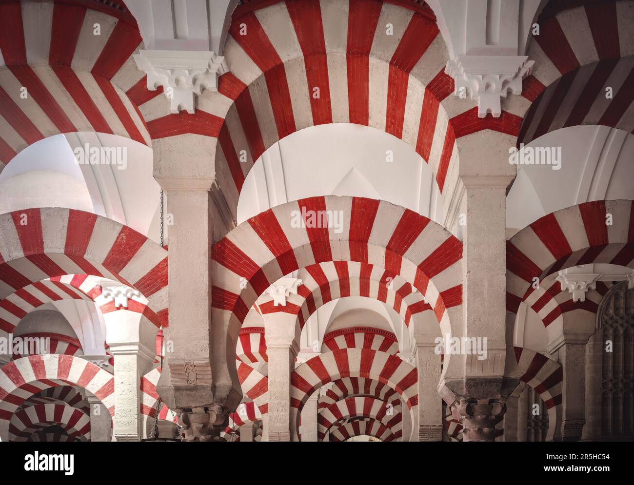 Arches and Columns of Hypostyle Prayer Hall at Mosque-Cathedral of ...