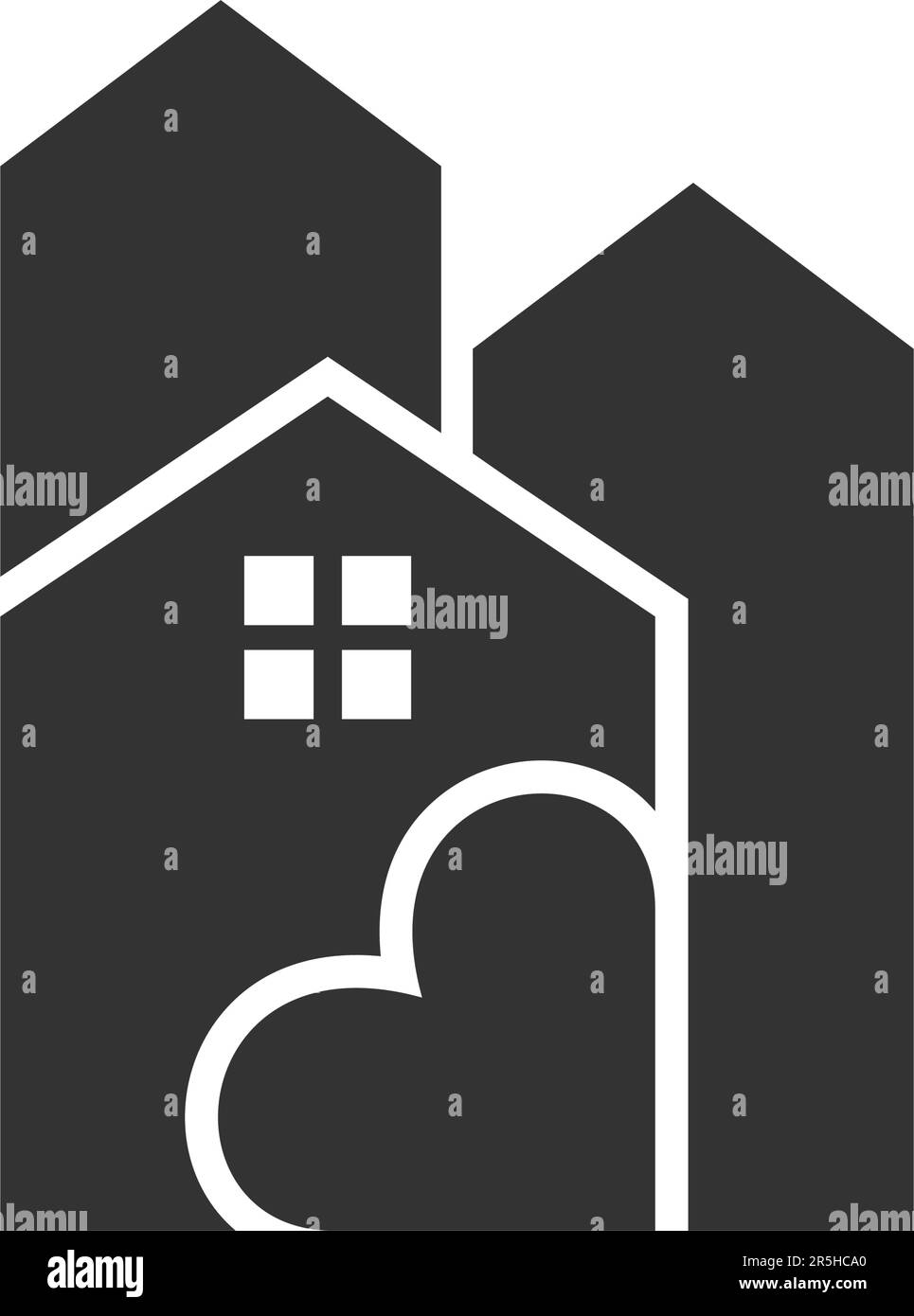 house logo template. Icon Illustration Brand Identity. Isolated and ...