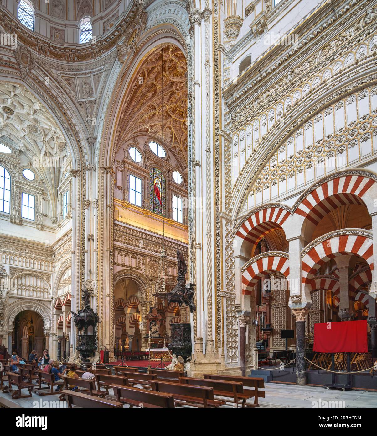 High Altar area at Mosque-Cathedral of Cordoba - Cordoba, Andalusia ...