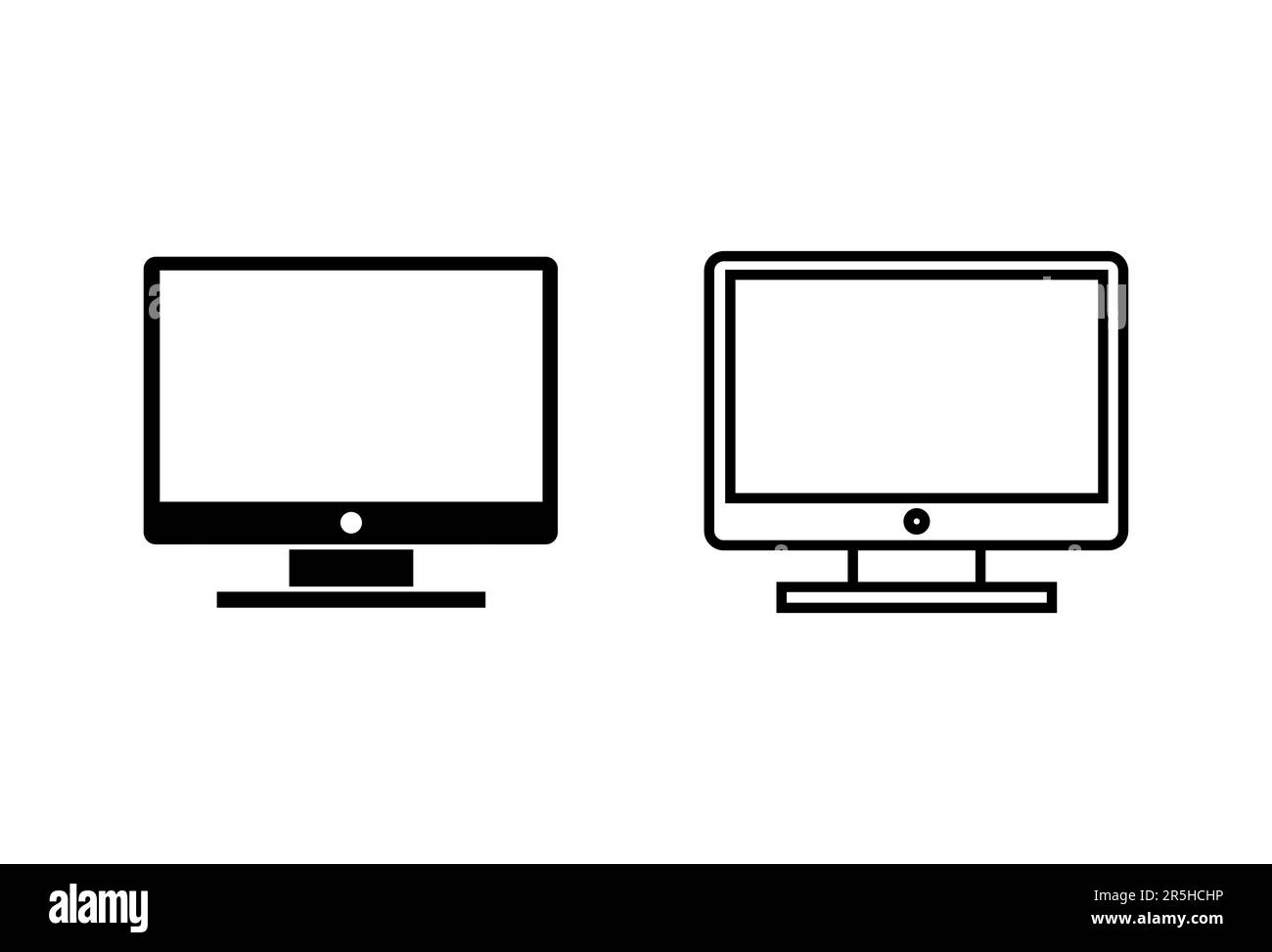 Tv icon set. television icon vector Stock Vector Image & Art - Alamy