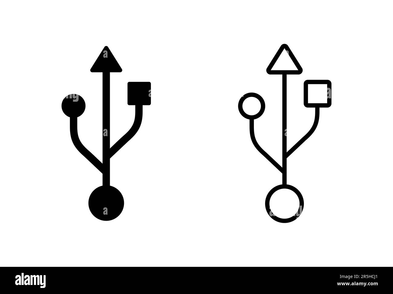 Usb icon set. Flash disk icon vector Stock Vector Image & Art - Alamy