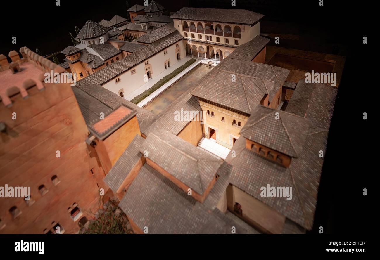 Alhambra Model at Alive Museum of Al-Andalus in Calahorra Tower ...