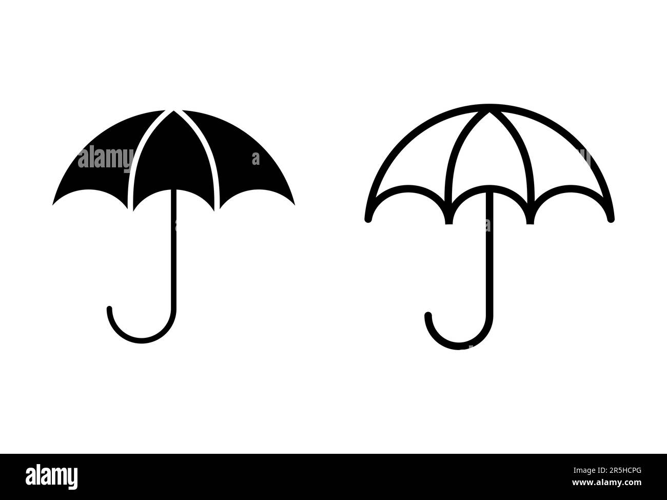 Umbrella icon set. umbrella sign icon Stock Vector Image & Art - Alamy