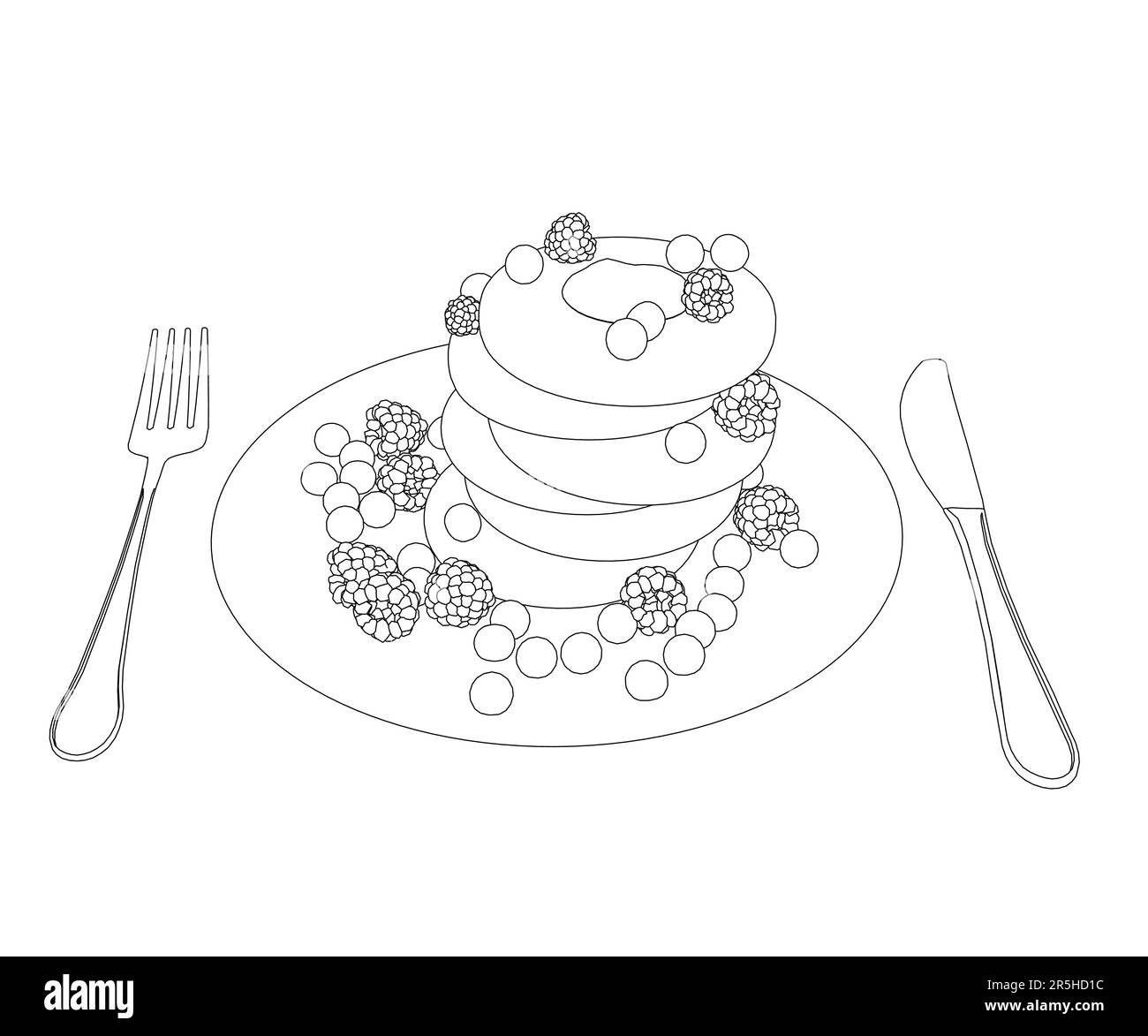 Plate Of Cookies Drawing
