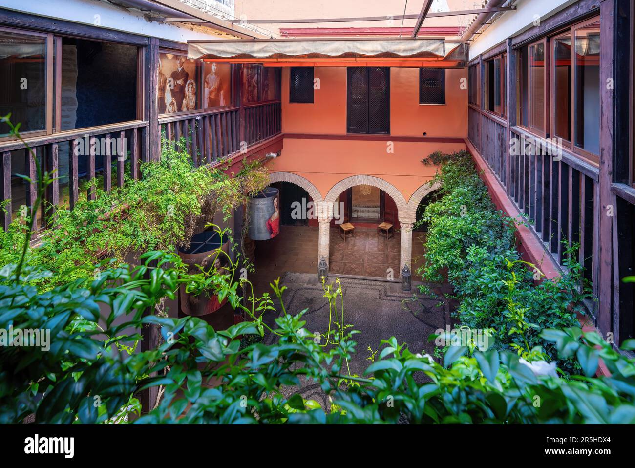 House of Sefarad Courtyard at Jewish Quarter (Juderia) - Cordoba ...