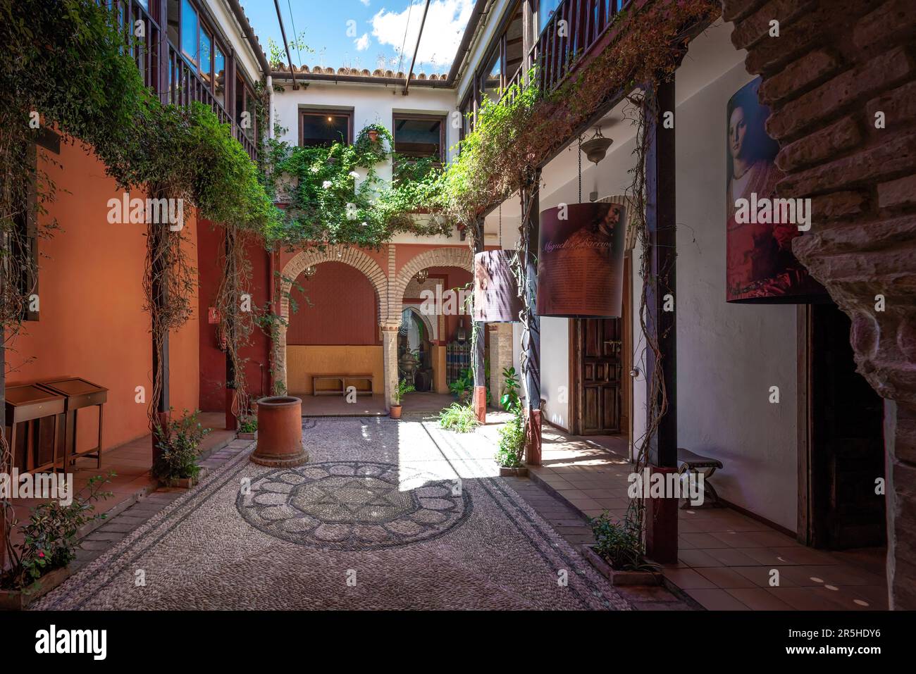 House of Sefarad Courtyard at Jewish Quarter (Juderia) - Cordoba ...
