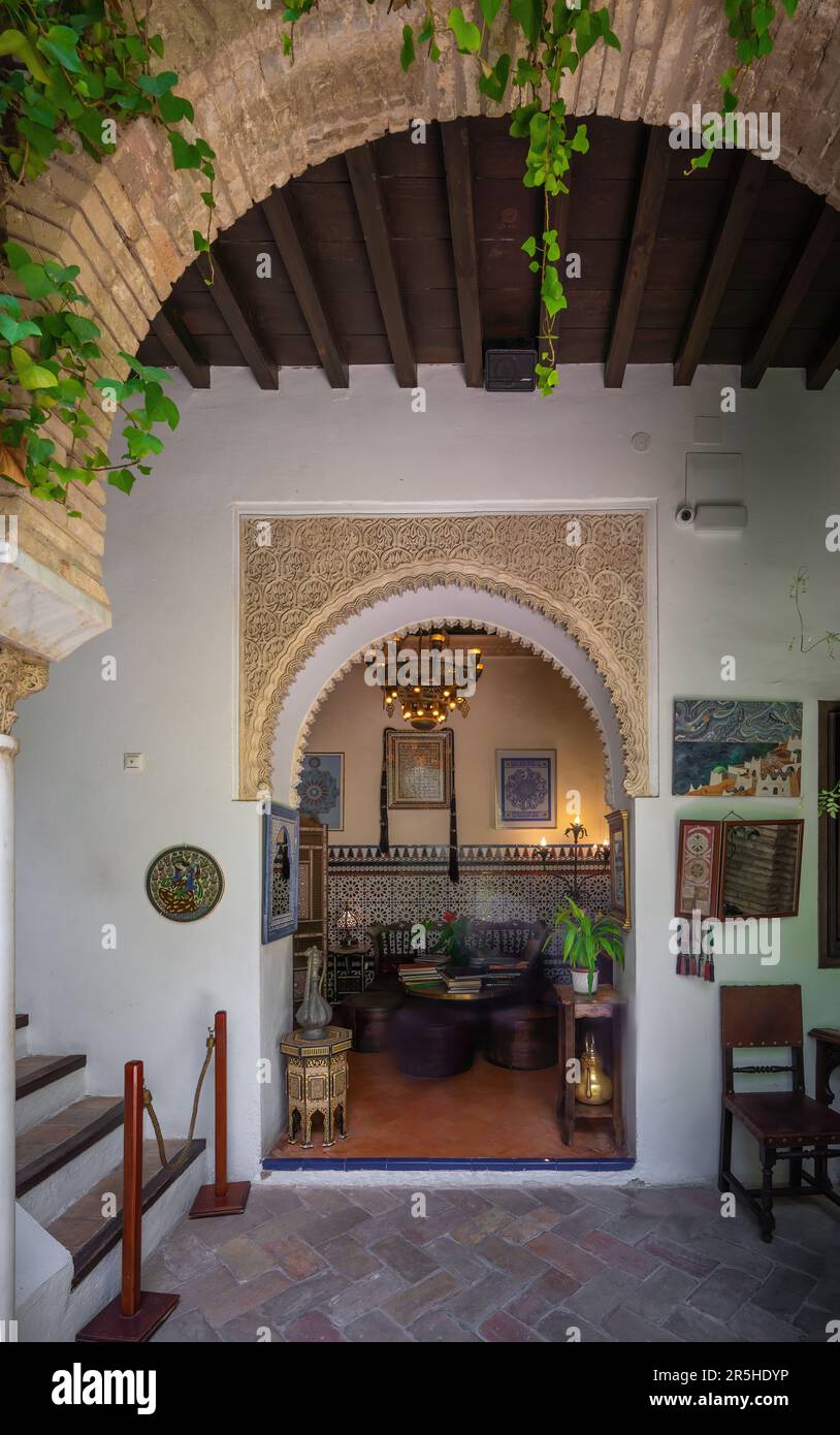 Casa Andalusi (House of Andalusia) Porch - Cordoba, Andalusia, Spain ...