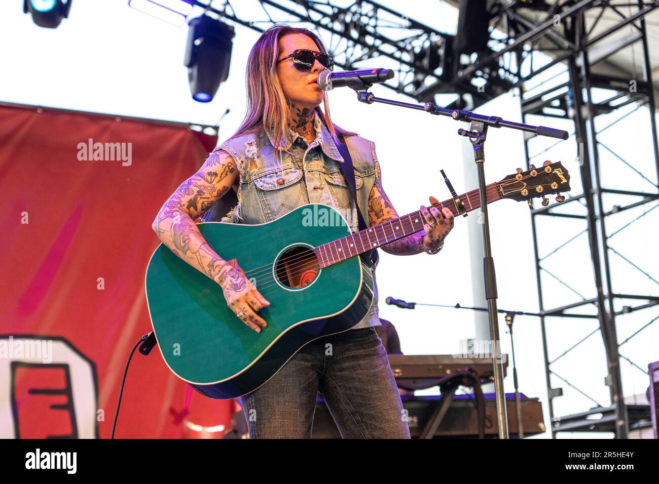 Morgan Wade performs at Railbird Music Festival on Saturday, June 3 ...