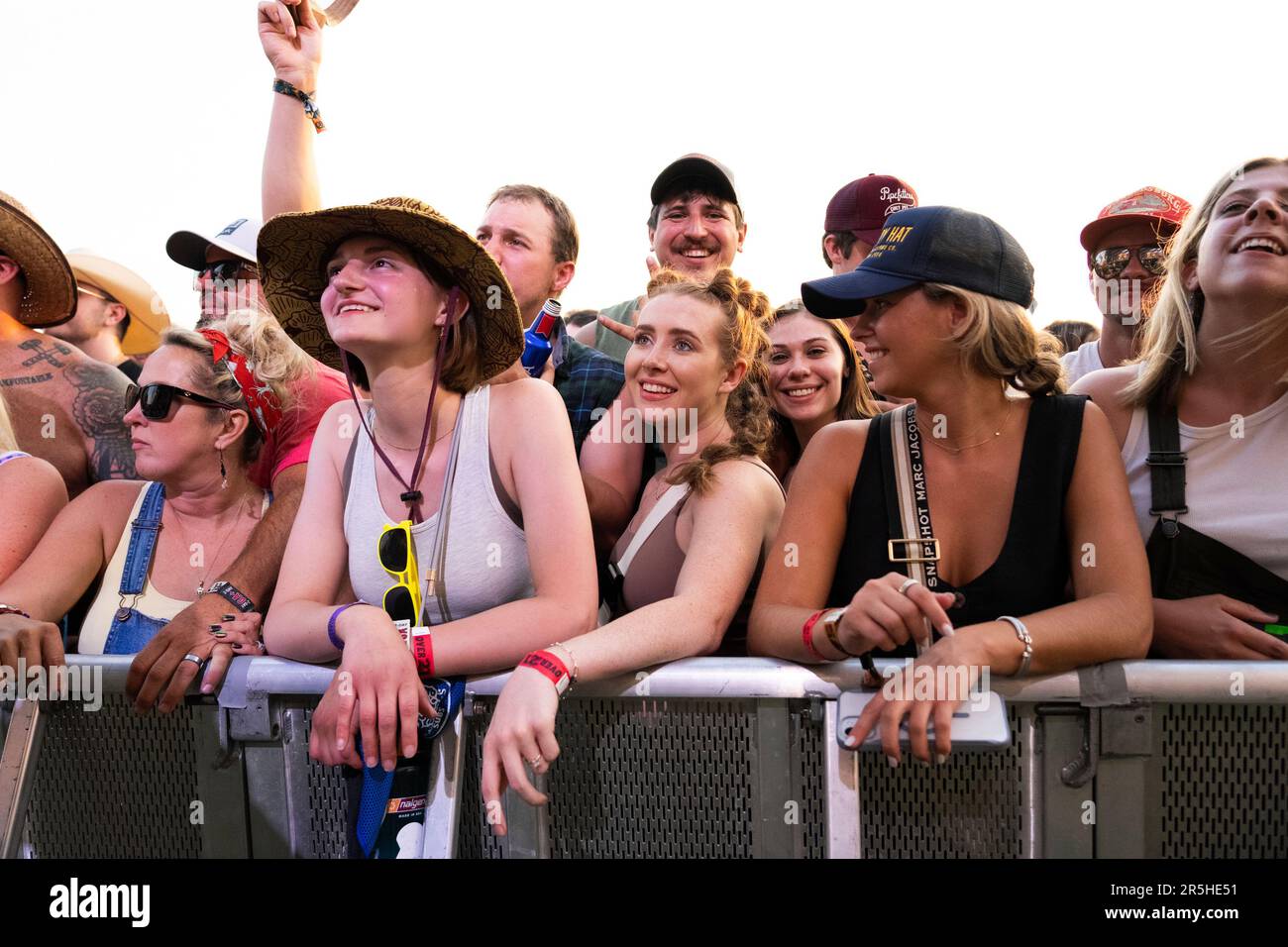 Festivalgoers are seen at Railbird Music Festival on Saturday, June 3 ...