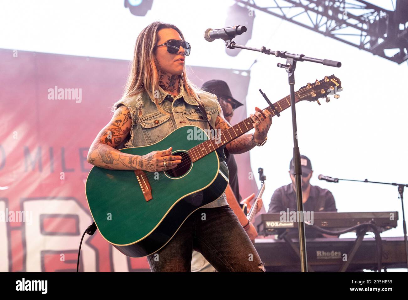 Morgan Wade performs at Railbird Music Festival on Saturday, June 3 ...