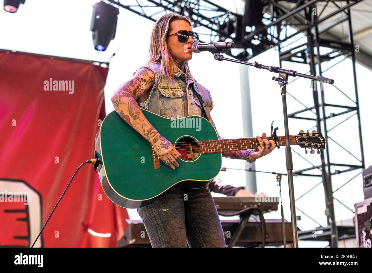 Morgan Wade performs at Railbird Music Festival on Saturday, June 3 ...