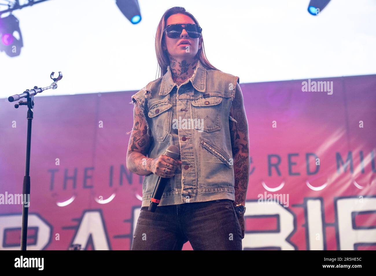 Morgan Wade performs at Railbird Music Festival on Saturday, June 3 ...