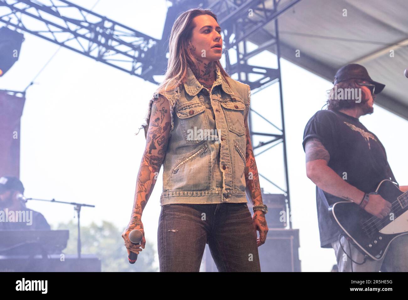 Morgan Wade performs at Railbird Music Festival on Saturday, June 3 ...