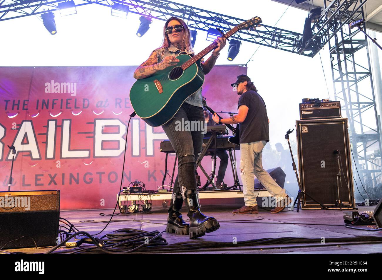 Morgan Wade performs at Railbird Music Festival on Saturday, June 3 ...