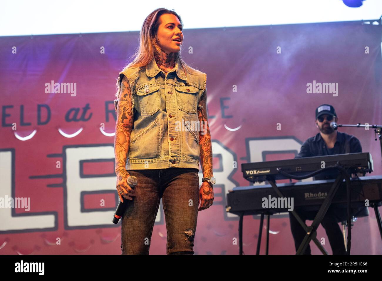 Morgan Wade performs at Railbird Music Festival on Saturday, June 3 ...