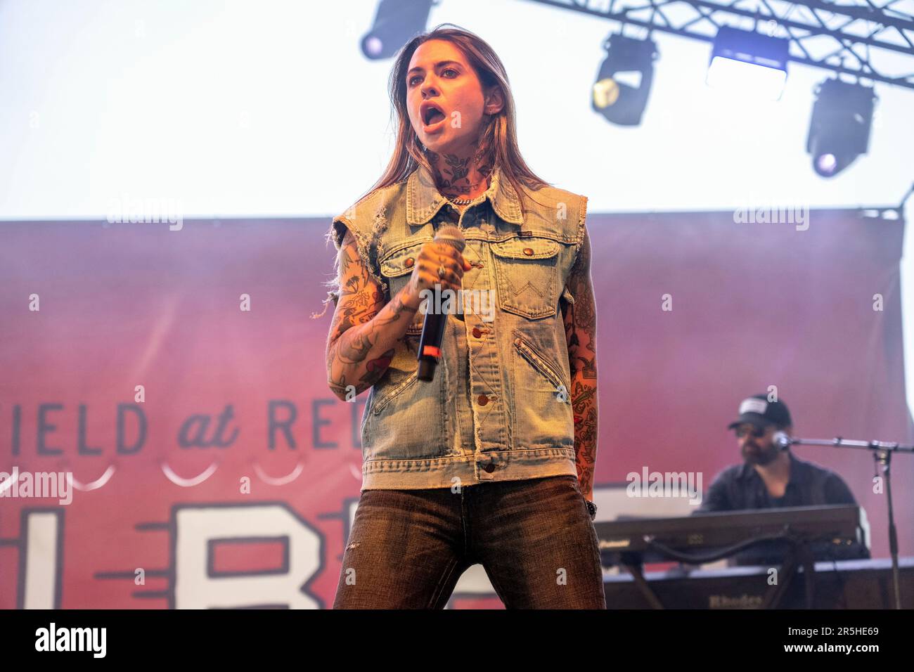 Morgan Wade performs at Railbird Music Festival on Saturday, June 3 ...