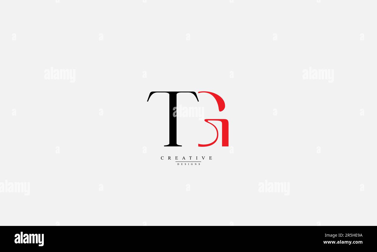 Initial tg logo Stock Vector Images - Alamy