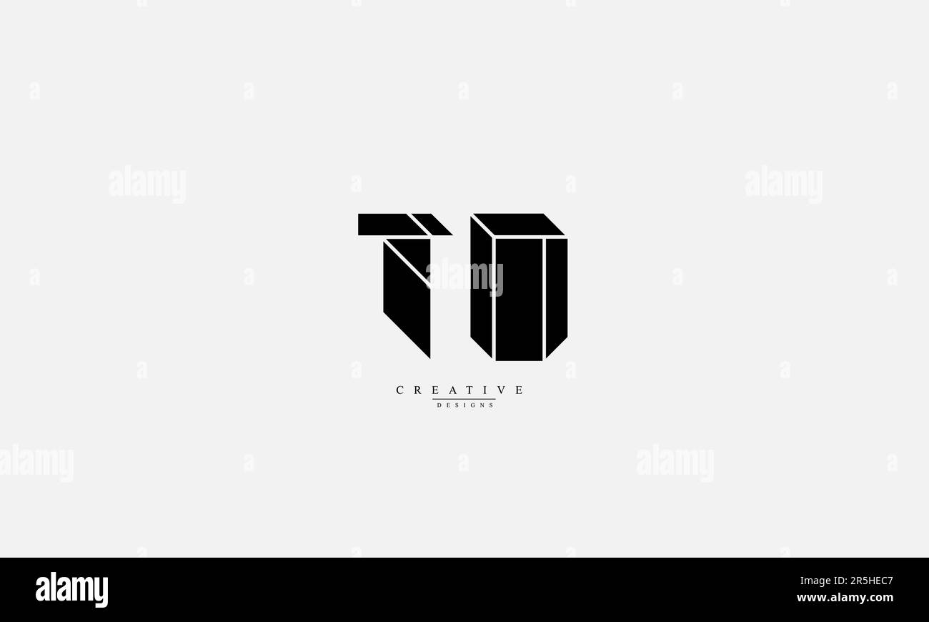 Letter td logo hi-res stock photography and images - Alamy