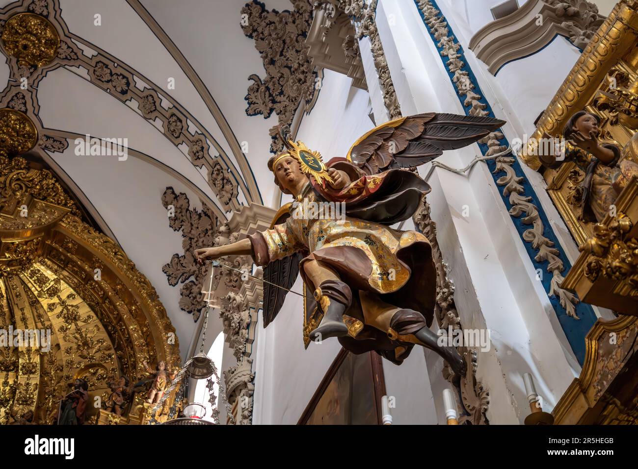 Angel Sculpture at Church of San Francisco - Route of the Fernandine ...