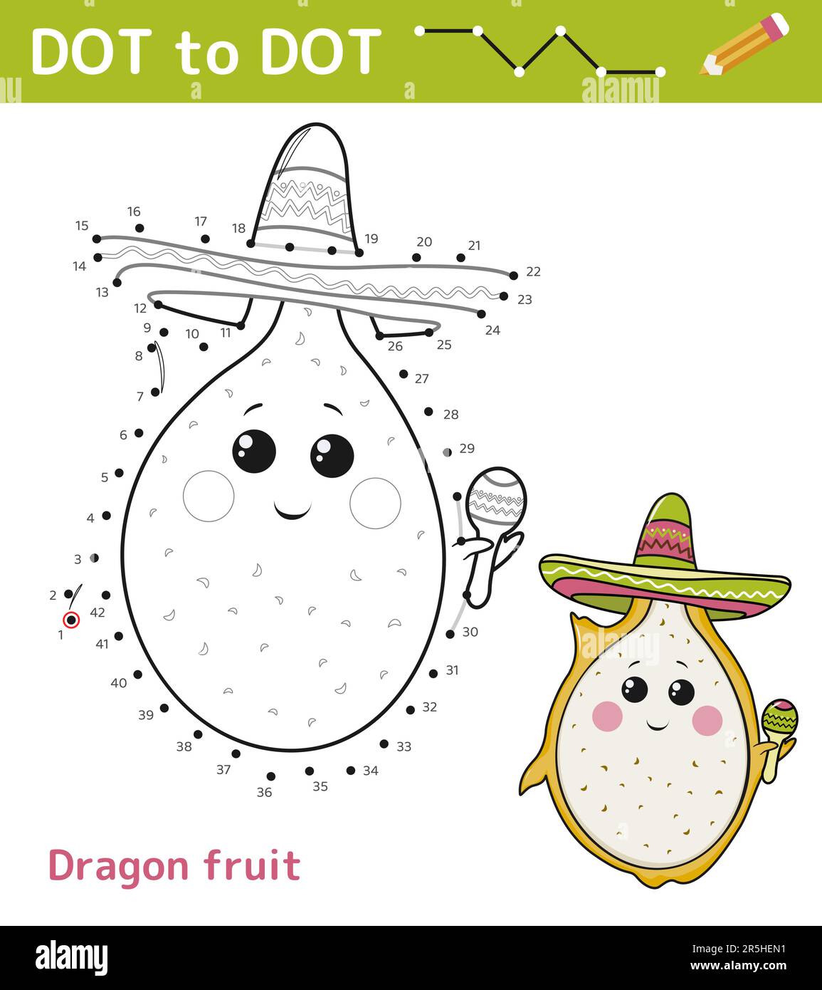 Numbers game Dot to dot. Math game for kids Stock Vector Image & Art ...