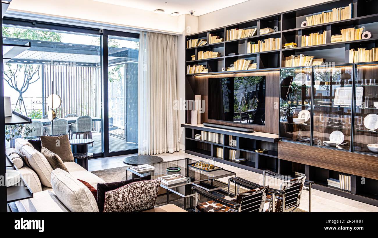 Luxury Home Interiors: Unveiling Exquisite Elegance Stock Photo - Alamy