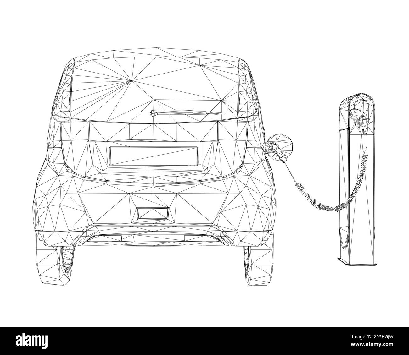 Electric car vehicle low Cut Out Stock Images & Pictures - Alamy