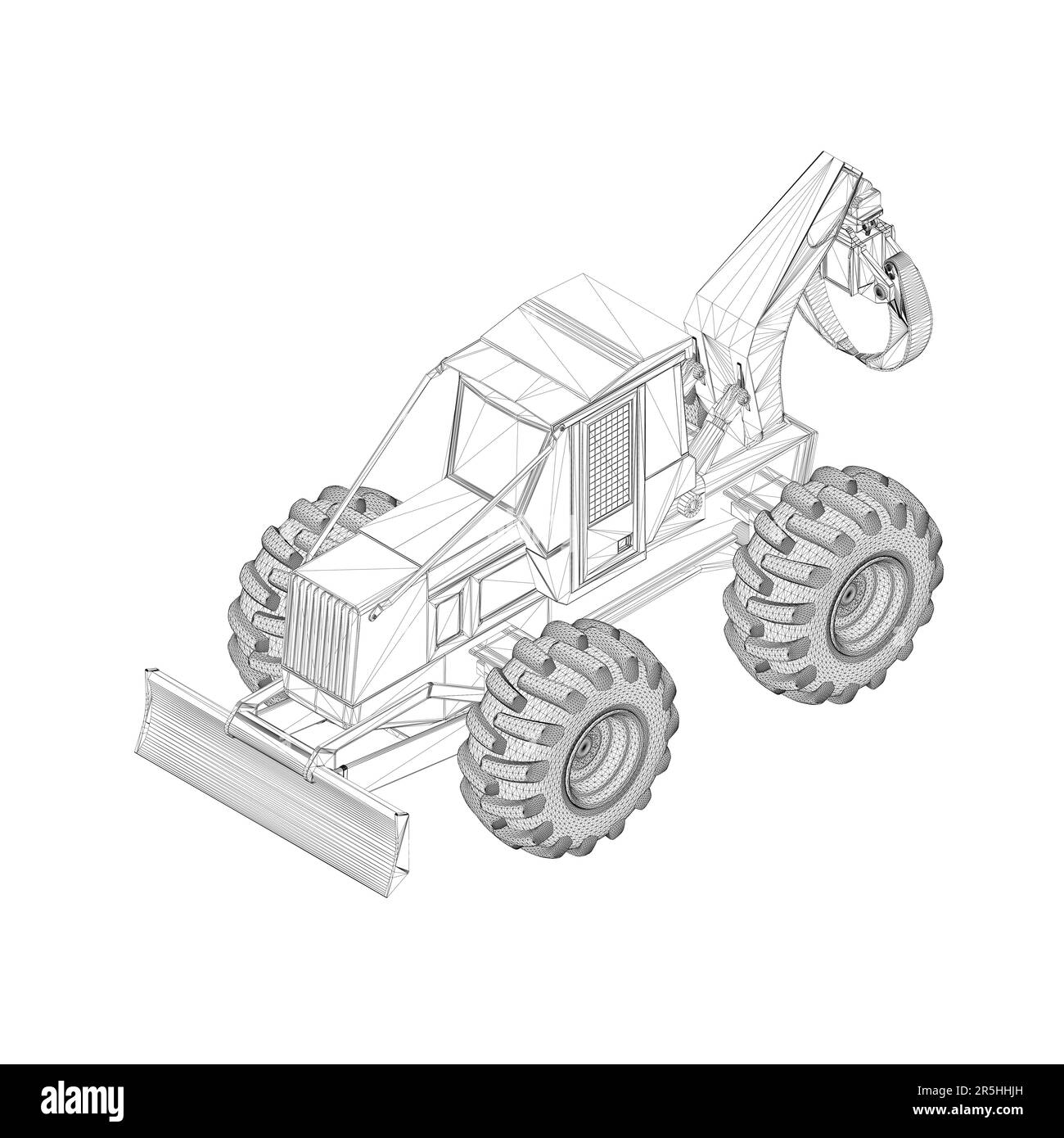 Skidder Drawing
