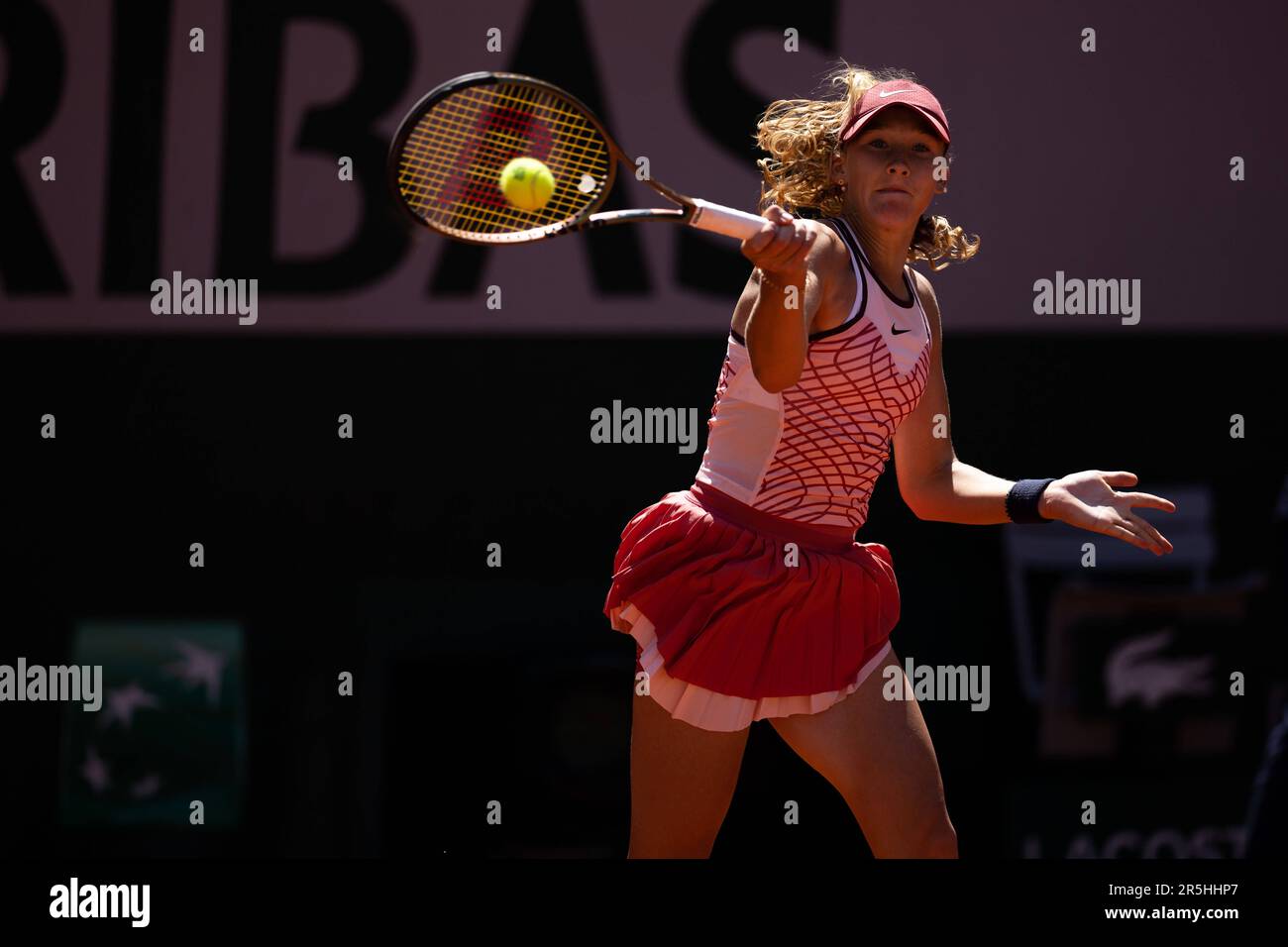 3rd June 2023: Roland Garros, Paris, France; The French Open tennis championships; Russias Mirra ...