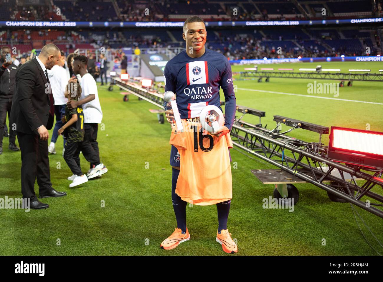 Paris, France. 03rd June, 2023. Paris Saint-Germain French forward ...