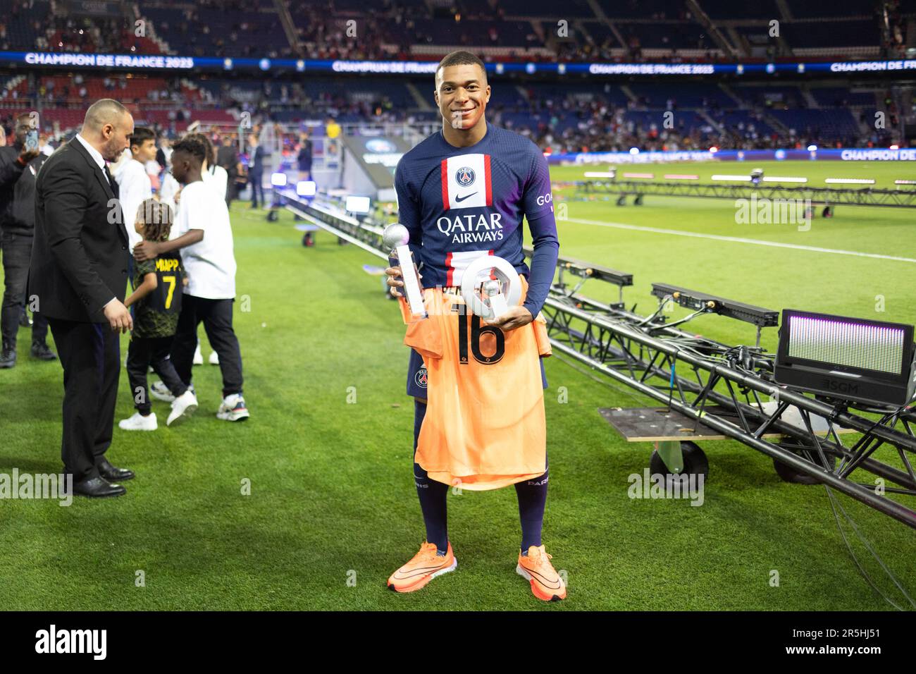 Paris, France. 03rd June, 2023. Paris Saint-Germain French forward ...
