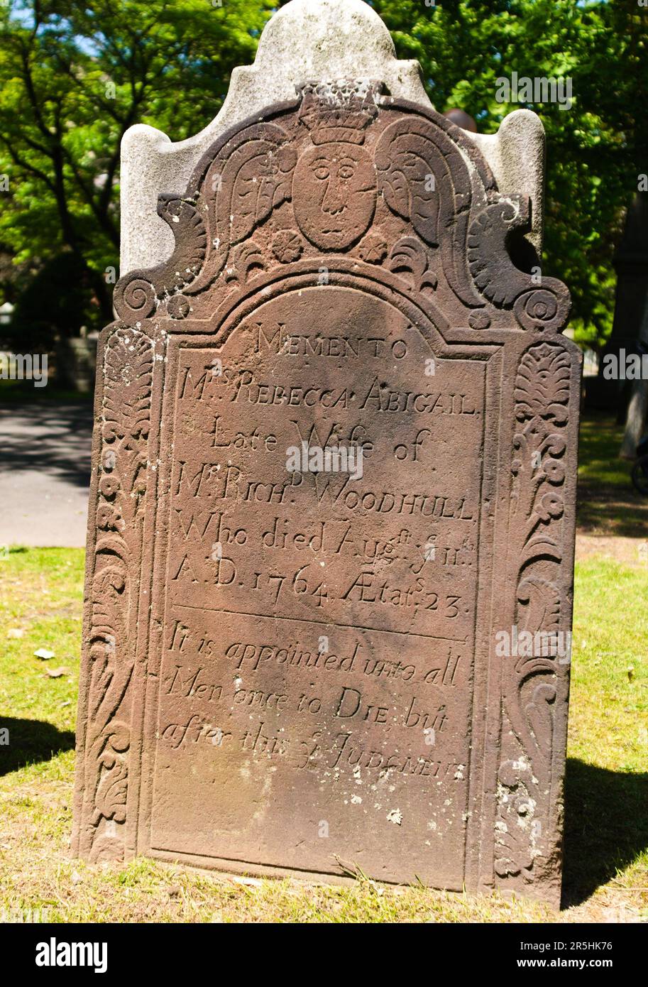 Photo of a very old, vintage, antique tombstone (headstone) at the ...