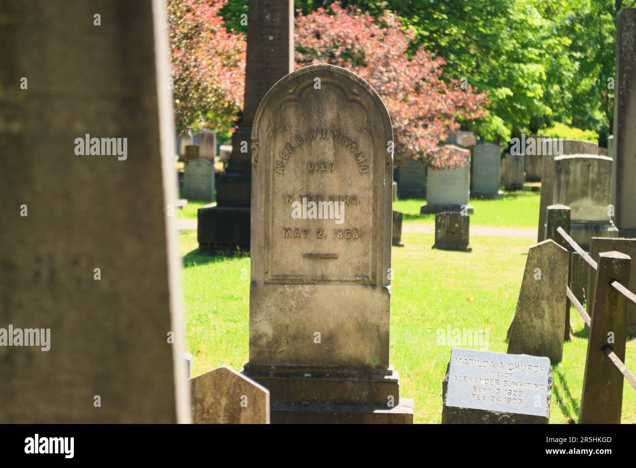 Photo of a very old, vintage, antique tombstone (headstone) at the ...