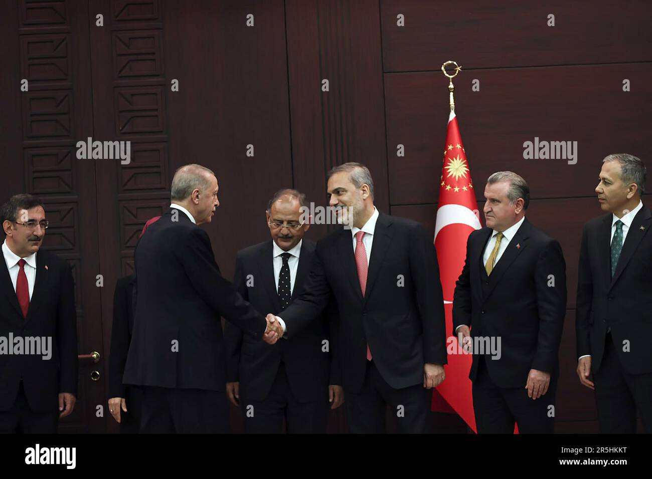 Ankara, Turkey. 03rd June, 2023. Turkish President Recep Tayyip Erdogan ...