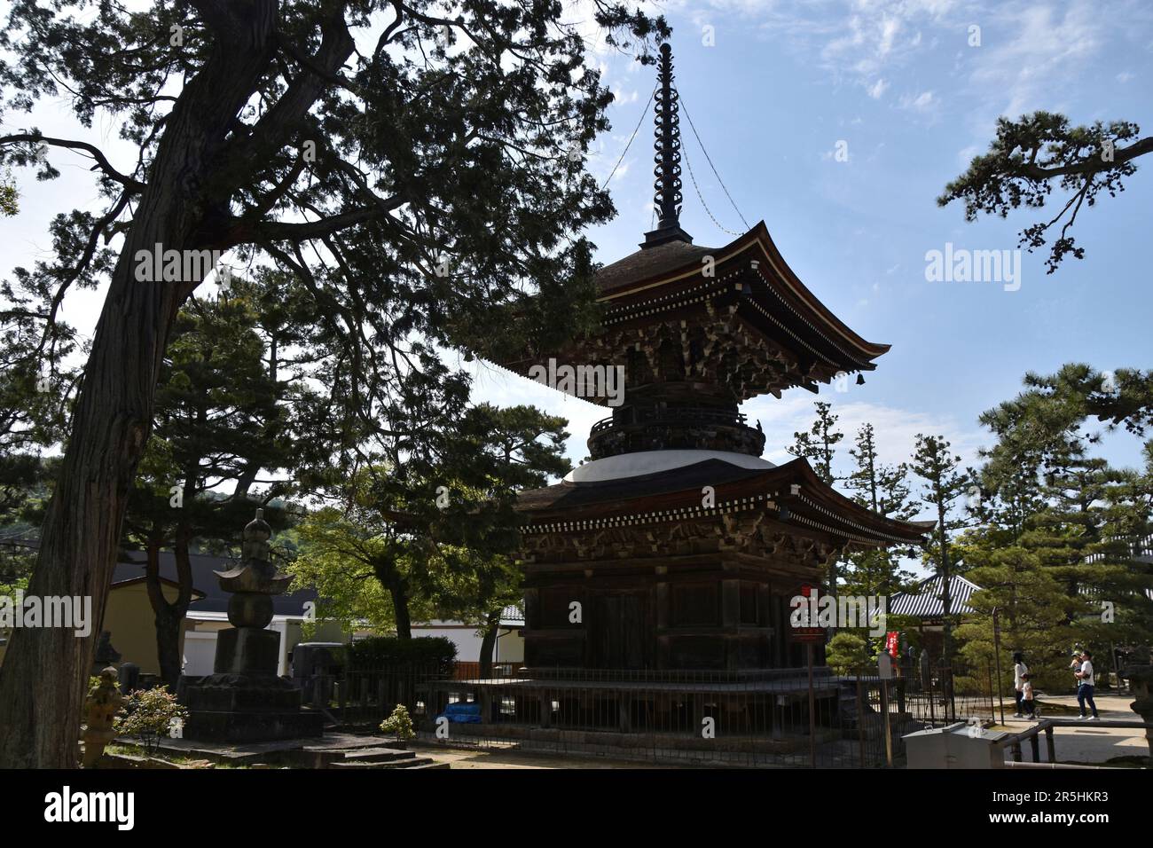 A picture shows Taho-to, Two-storey pagoda of Chion-ji Temple in Miyazu ...