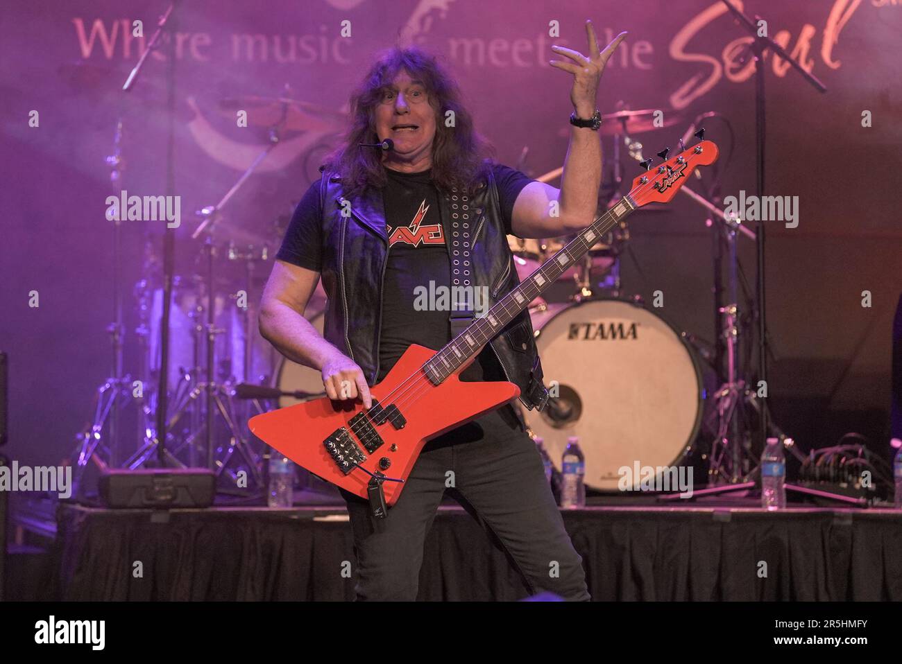 RAVEN performing at The Heavy Metal Hall Of Fame at The Canyon Club in ...