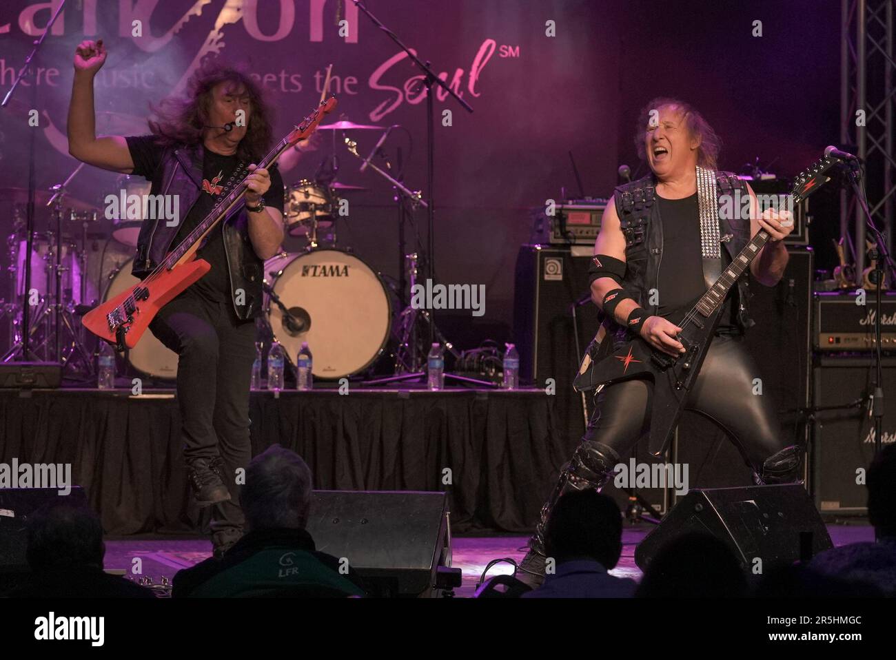 RAVEN performing at The Heavy Metal Hall Of Fame at The Canyon Club in ...