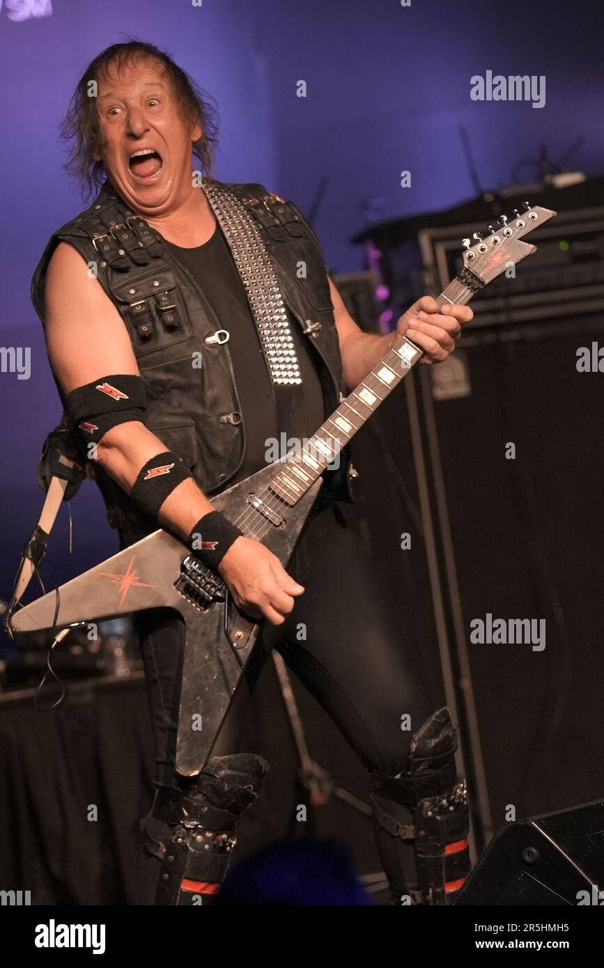 RAVEN performing at The Heavy Metal Hall Of Fame at The Canyon Club in ...