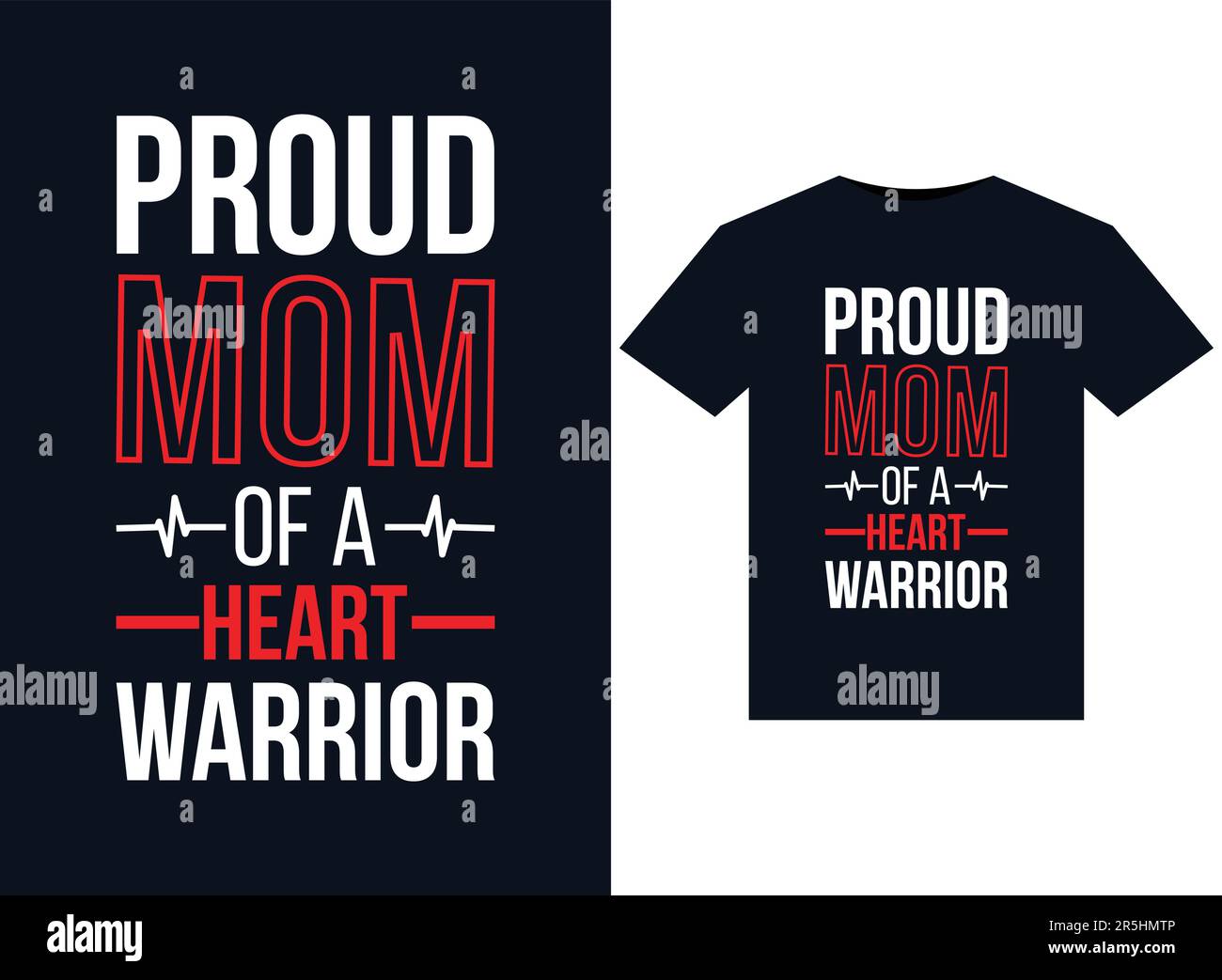 Proud mom illustrations for print-ready T-Shirts design Stock Vector ...